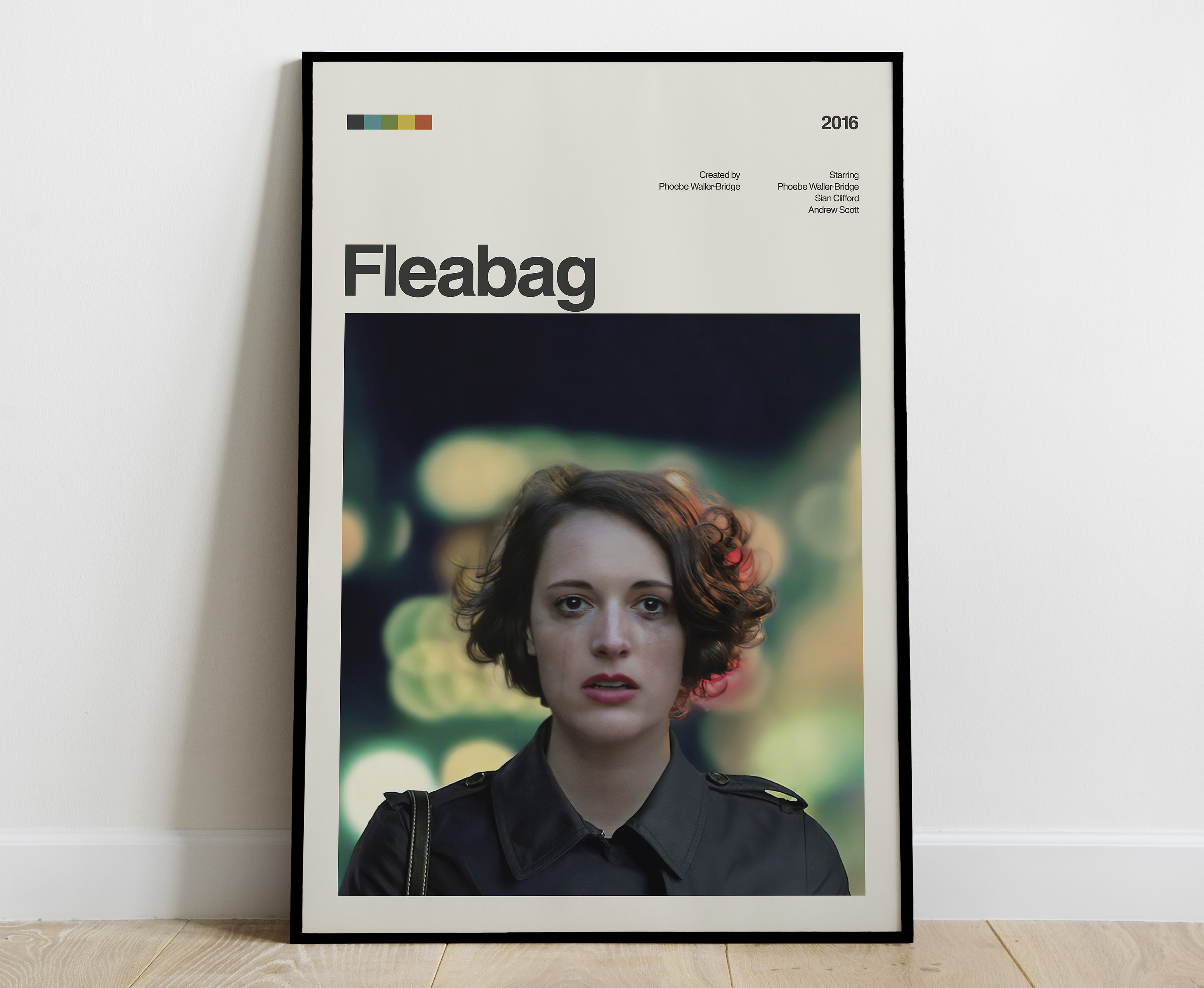 Fleabag Poster, Fleabag Modern Tv Series Poster Print, Fleab | Inspire Uplift