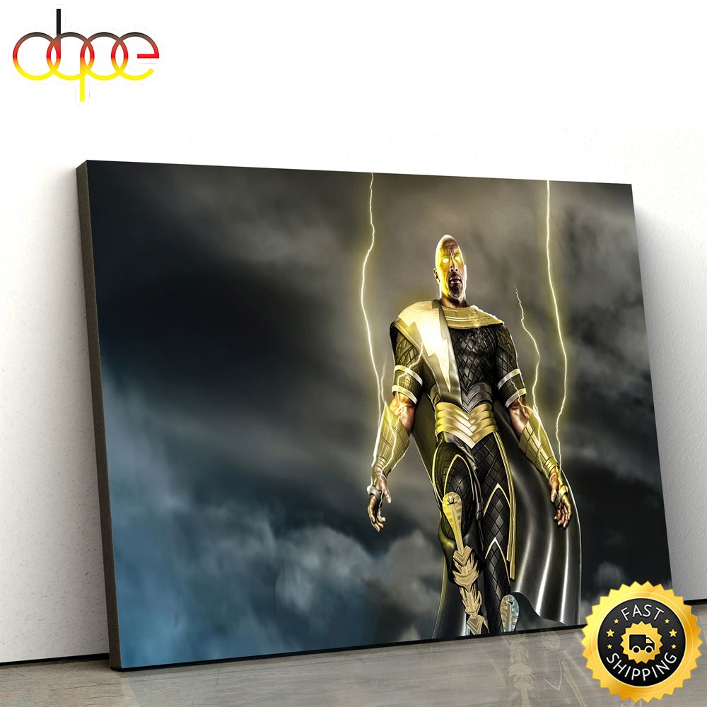 Dc Hero Black Adam Wallpaper Poster Canvas | Inspire Uplift