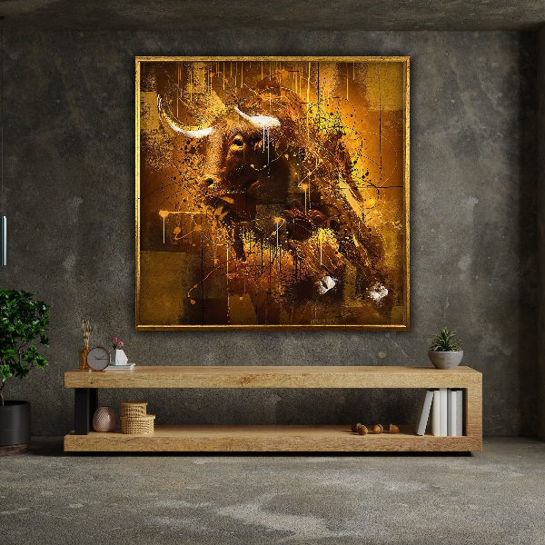 bull poster longhorn bull poster cow poster bull canvas prin | Inspire ...