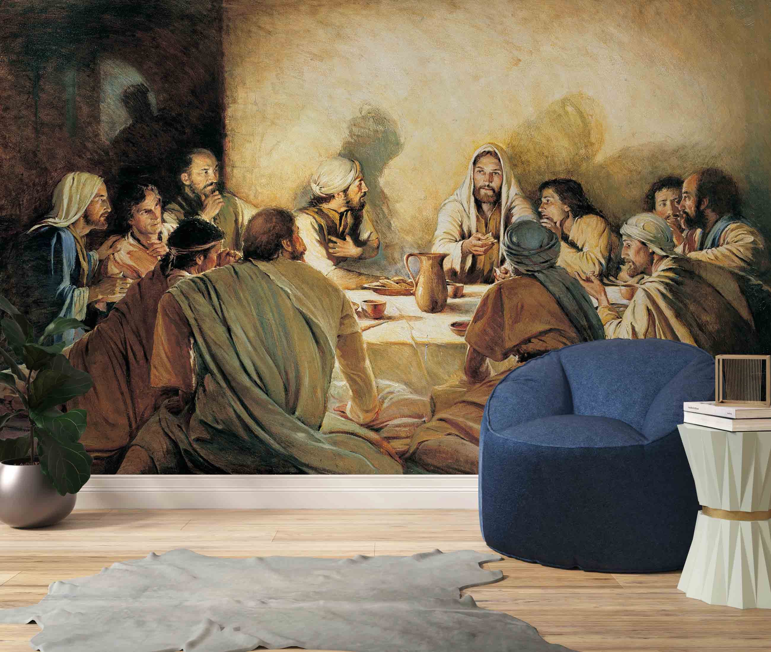 Jesus Wallpaper, Jesus Christ Last Supper Wall Mural, Religi | Inspire ...