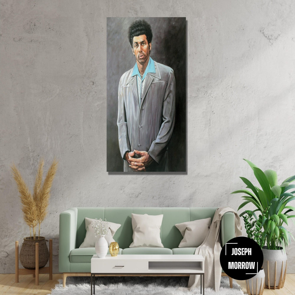 Cosmo Kramer Portrait Ready To Hang Canvas,Seinfeld Cosmo Kr | Inspire ...