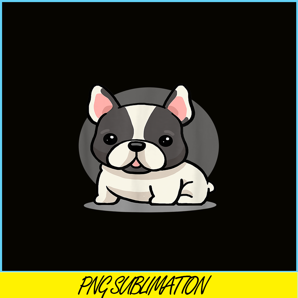 Cute Kawaii French Bulldog PNG, Chibi Dog PNG, Frenchie Dog | Inspire ...