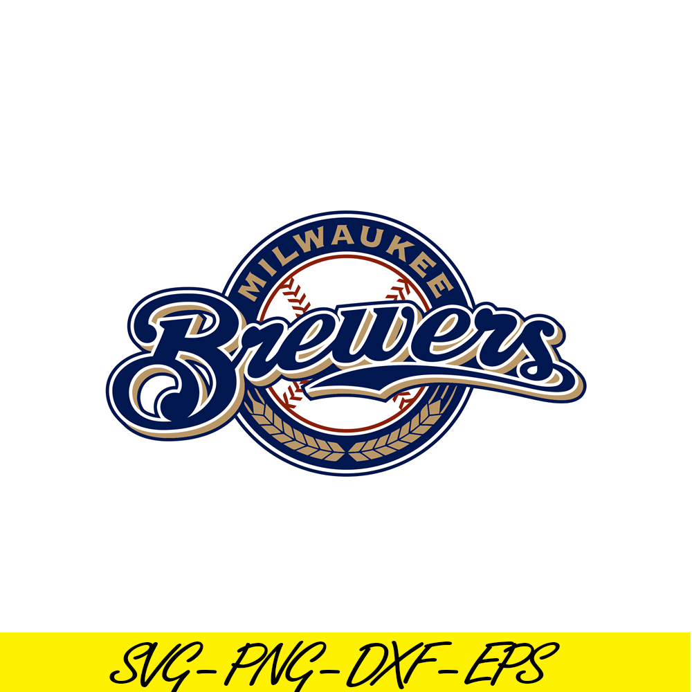 Milwaukee Brewers SVG, Major League Baseball SVG, MLB Lovers | Inspire ...