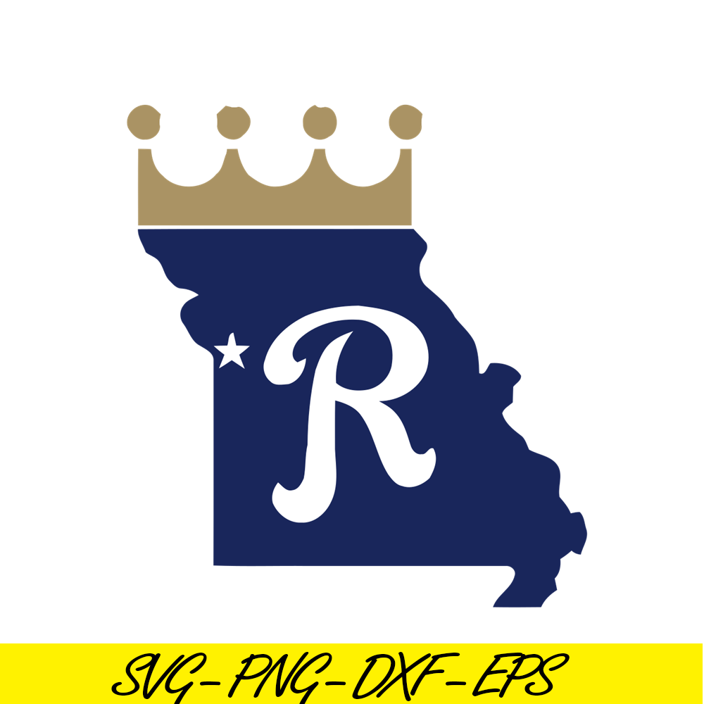 Kansas City Royals Unique Logo SVG, Major League Baseball SV | Inspire ...