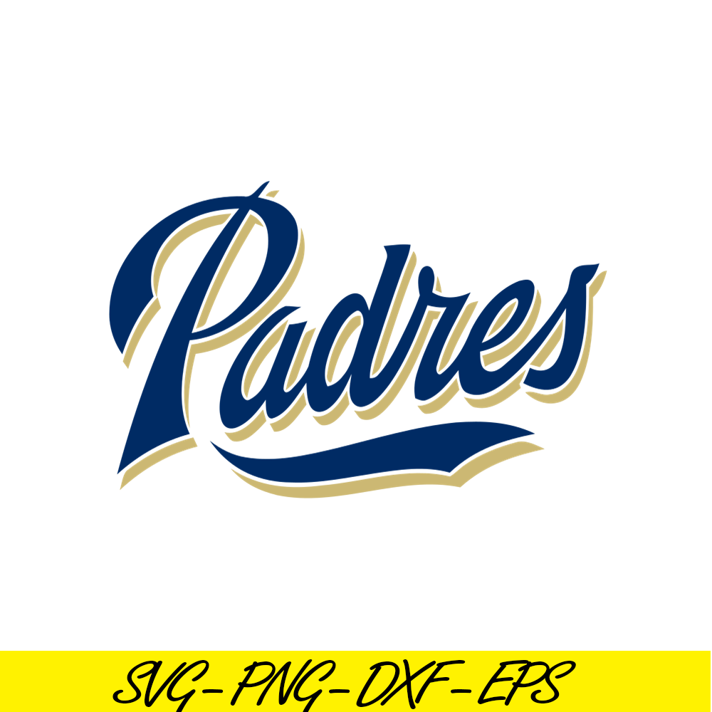 San Diego Padres The Text SVG, Major League Baseball SVG, Ba | Inspire ...