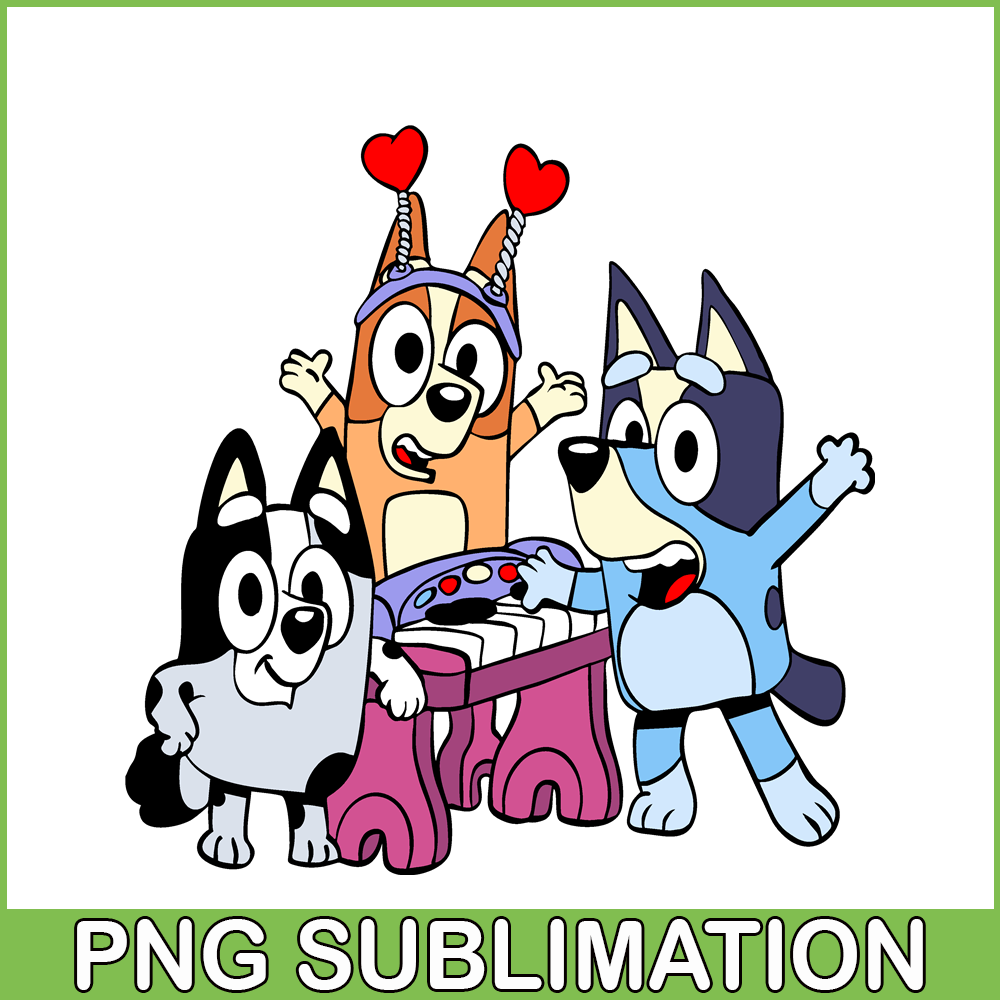 Bluey And Friends SVG PNG DXF EPS Bluey Characters SVG Bluey - Inspire ...