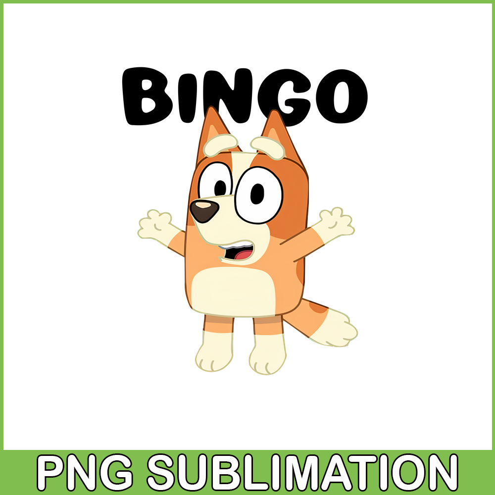 Adorable Bingo PNG Bluey Character PNG Bluey Movie PNG - Inspire Uplift