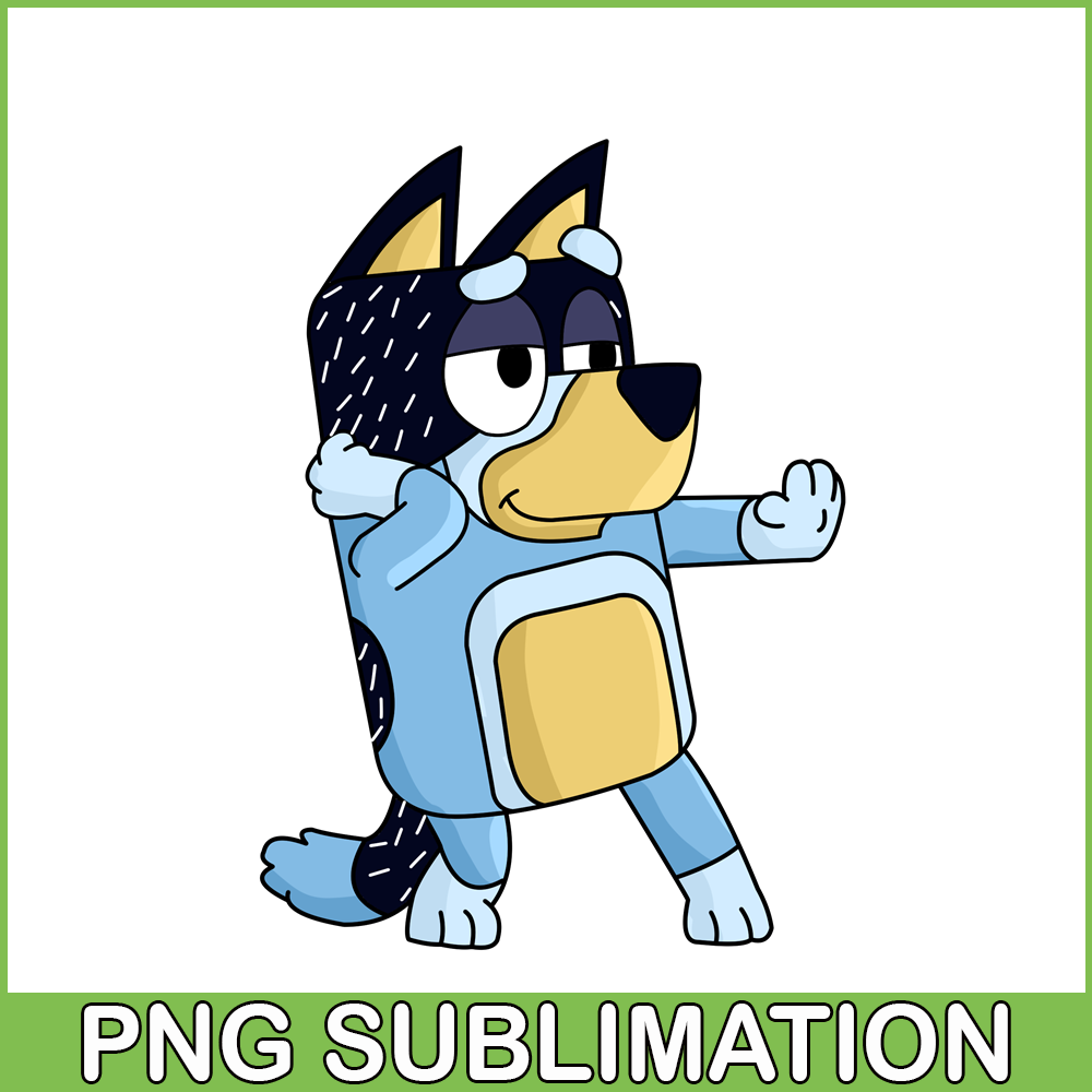 Bandit Heeler PNG Bandit Father PNG Bluey Family PNG | Inspire Uplift