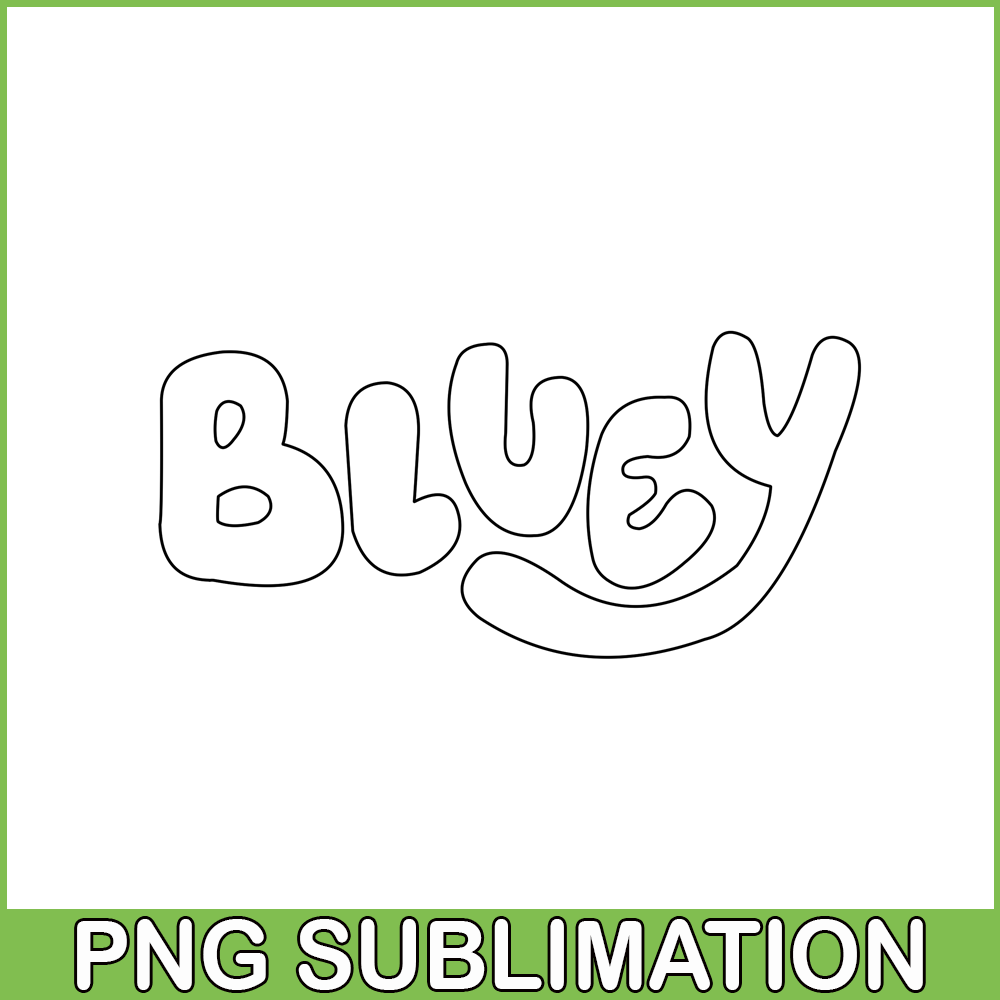 Bluey Logo PNG BLuey Cartoon PNG Bluey Movie PNG | Inspire Uplift