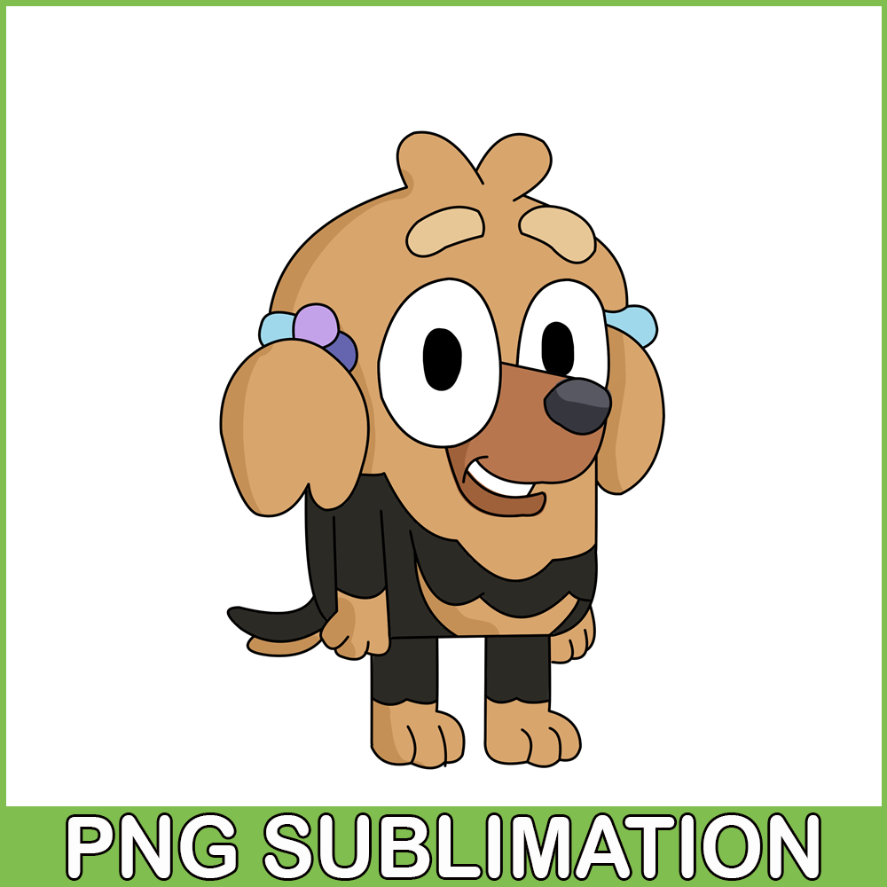 Missy Smiling PNG Missy Bluey PNG Bluey Characters PNG | Inspire Uplift