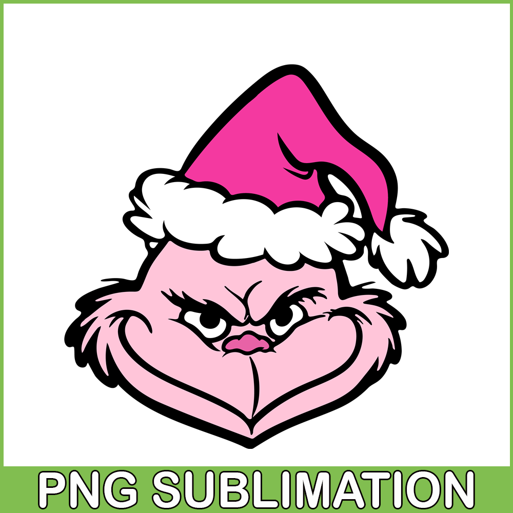 Pink Grinch SVG PNG DXF EPS JPG, Grinch In Pink SVG, Pink Ch | Inspire ...