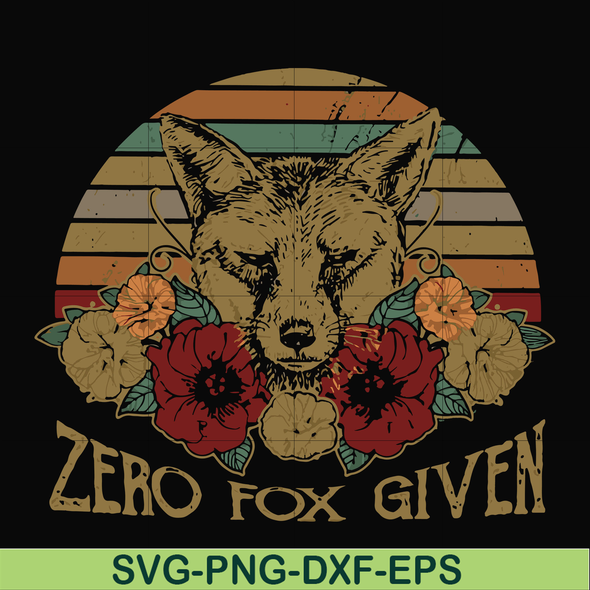 Zero fox given svg, png, dxf, eps file FN000349 | Inspire Uplift