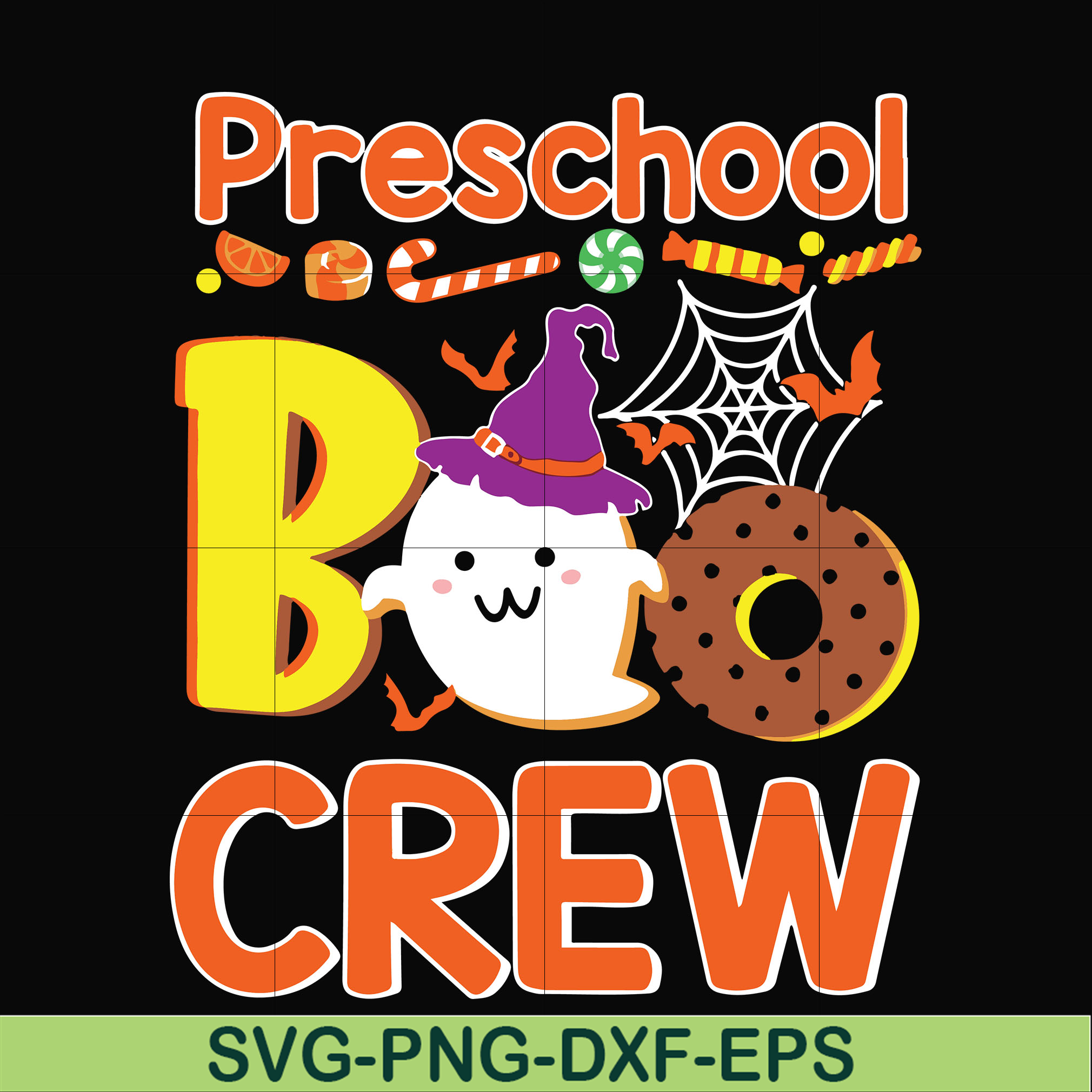 Preschool boo crew svg, halloween svg, png, dxf, eps digital - Inspire ...