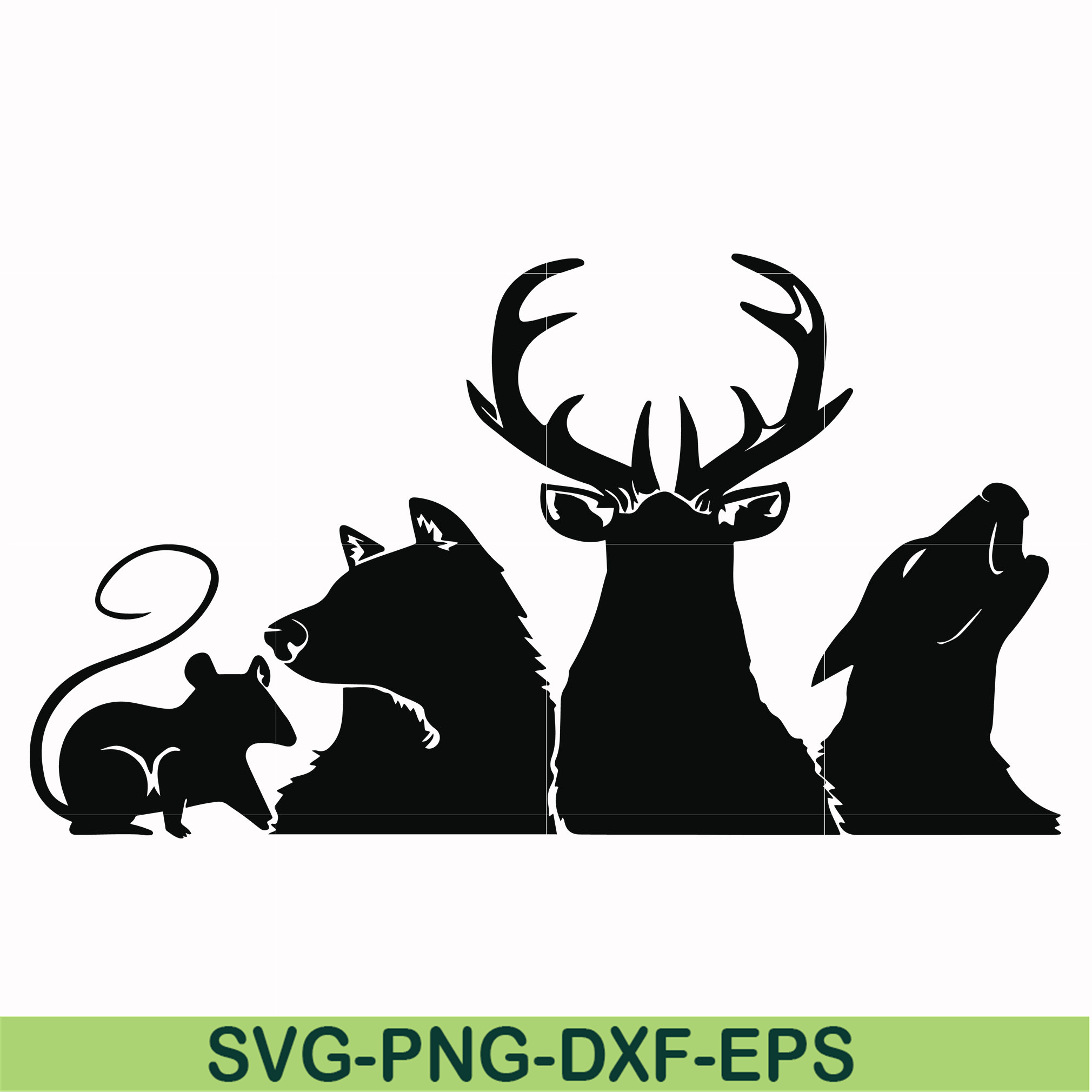 Animal svg, png, dxf, eps file HRPT00047 | Inspire Uplift