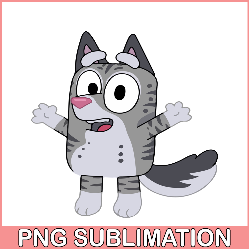 Cute Bluey Fox SVG PNG PDF Bluey Characters SVG Bluey Cartoo | Inspire ...