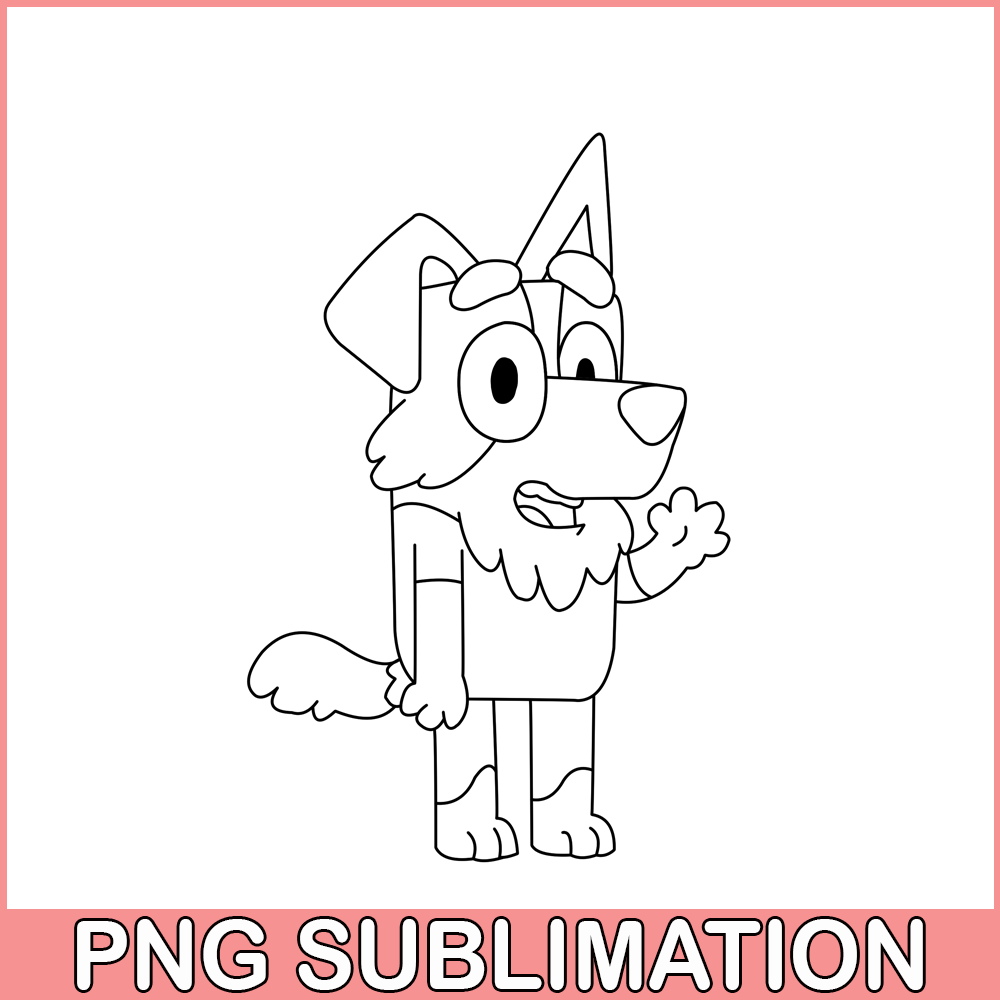 Mackenzie Line PNG Mackenzie Bluey PNG Bluey Family PNG - Inspire Uplift