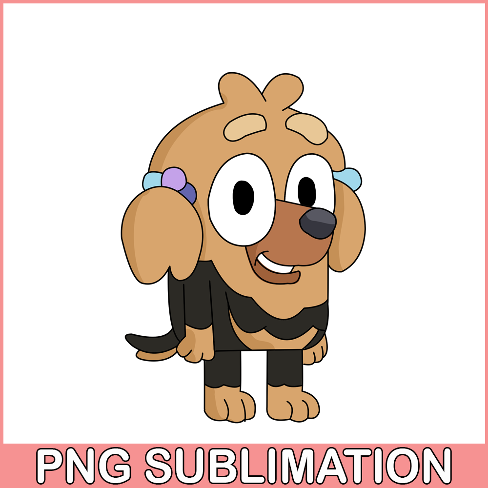 Missy Smiling PNG Missy Bluey PNG Bluey Characters PNG | Inspire Uplift