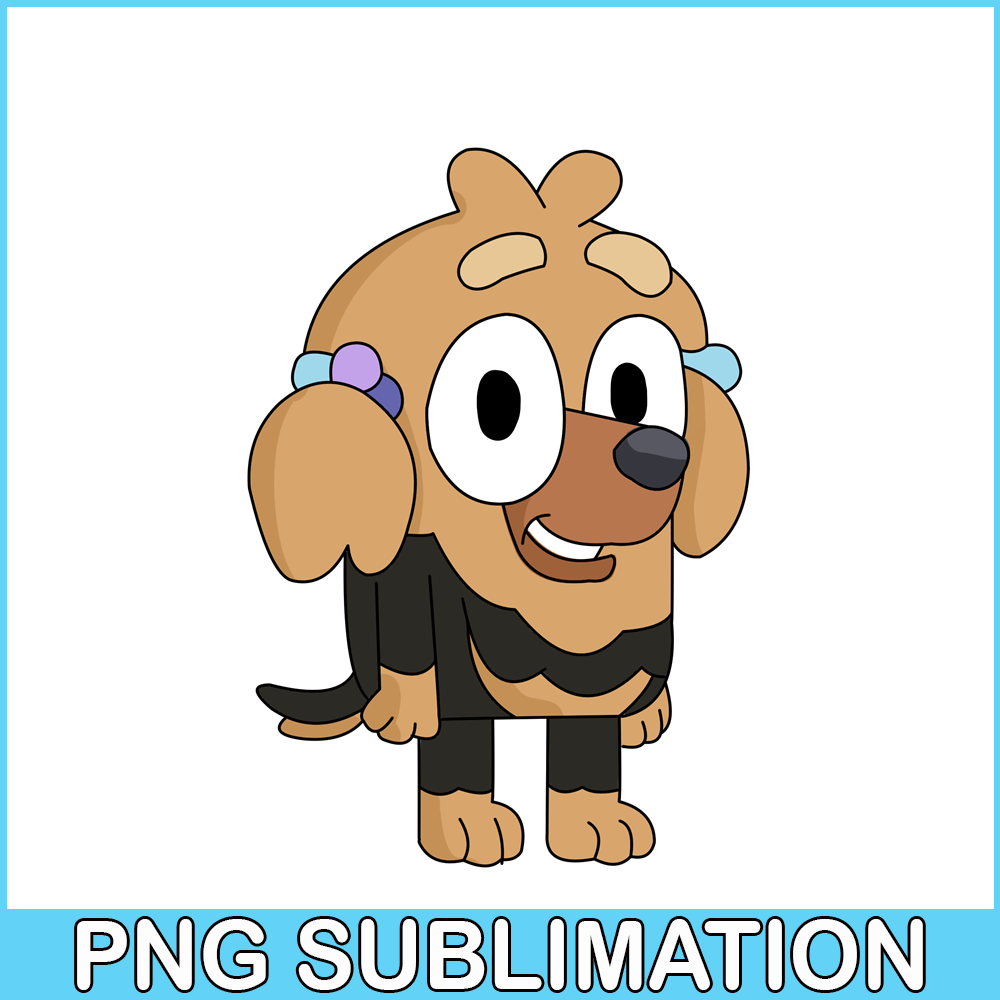 Missy Smiling PNG Missy Bluey PNG Bluey Characters PNG | Inspire Uplift