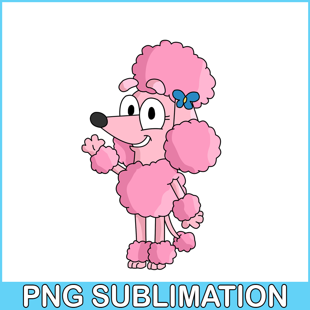 Pink Coco PNG Coco Bluey PNG Bluey Character PNG | Inspire Uplift