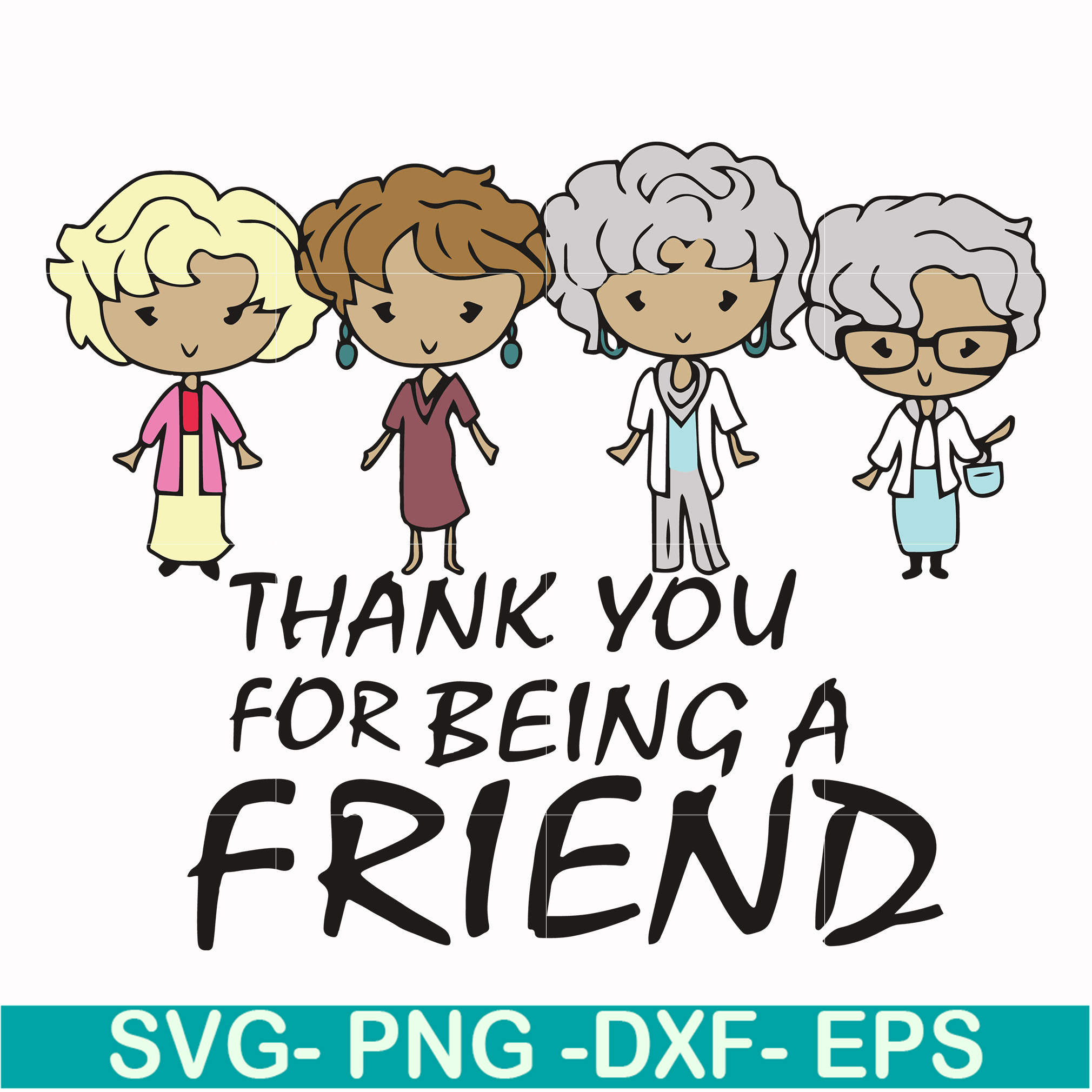 Thank you for being a friend svg, png, dxf, eps file FN00010 | Inspire ...