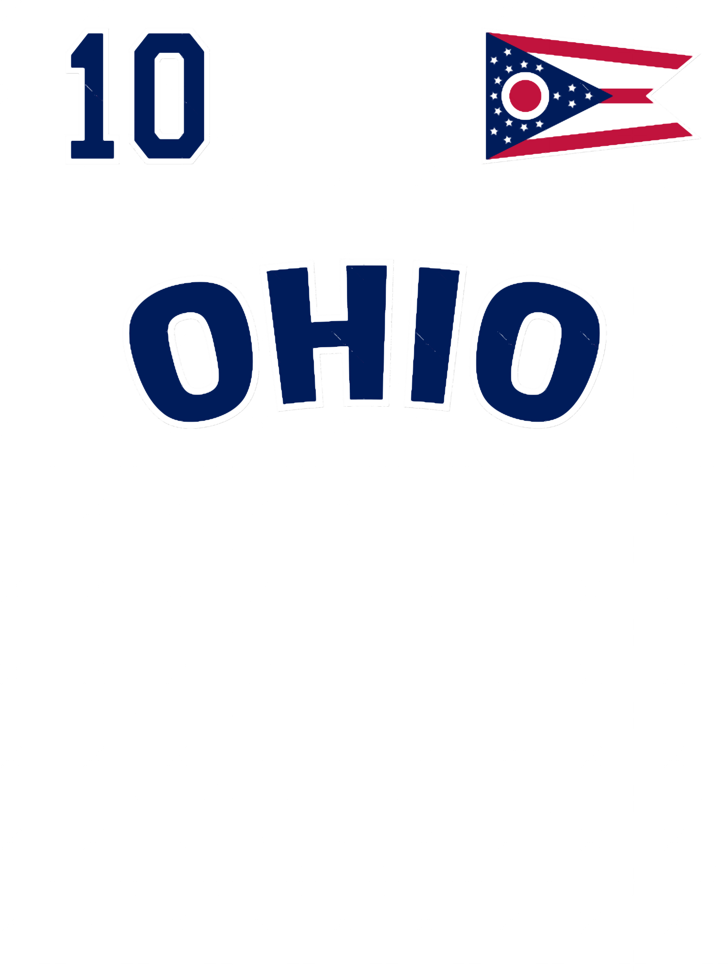 Ohio Football Team Soccer Retro Jersey Number 10 | Inspire Uplift