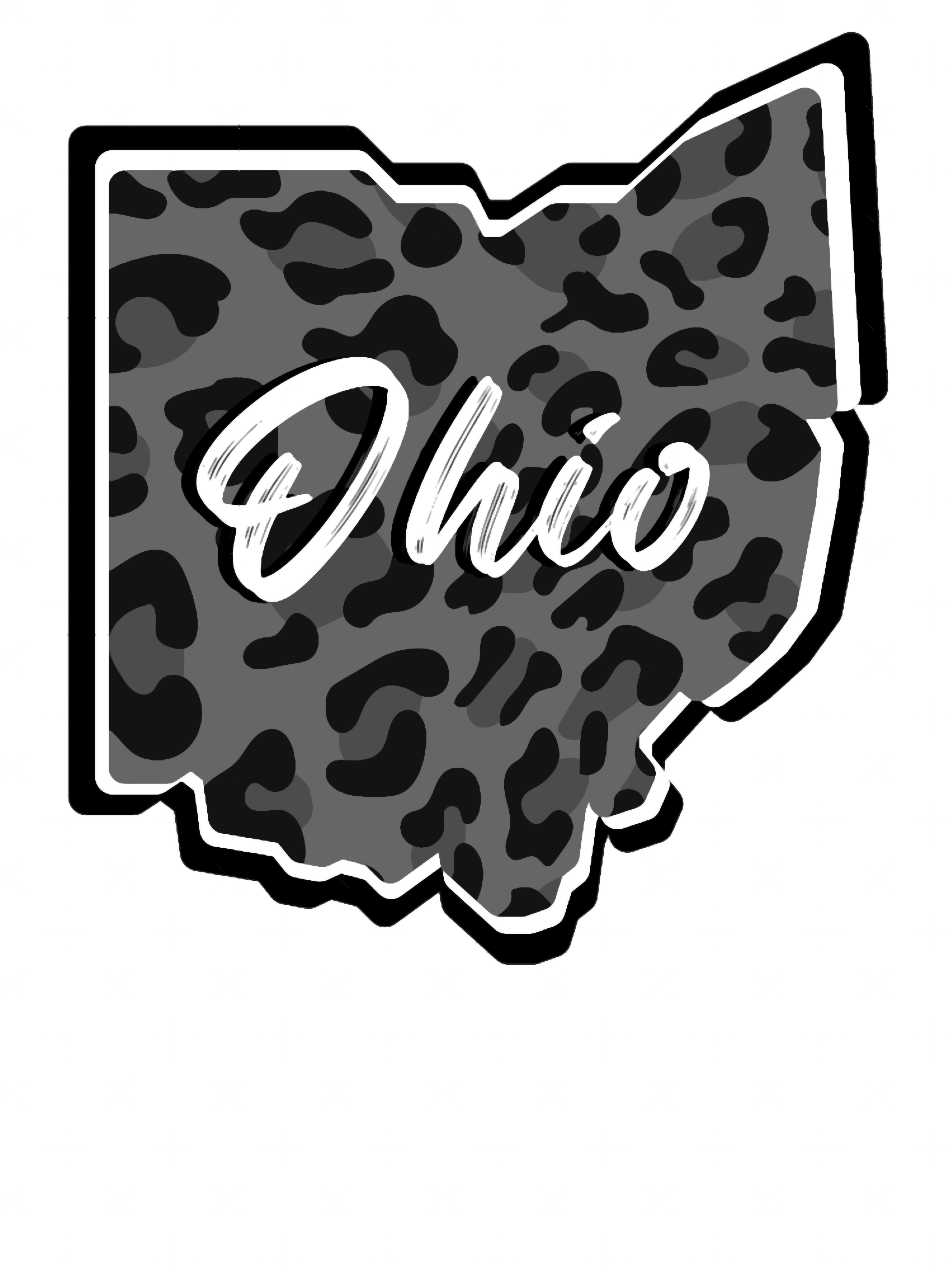 Ohio Leopard Print Gray | Inspire Uplift