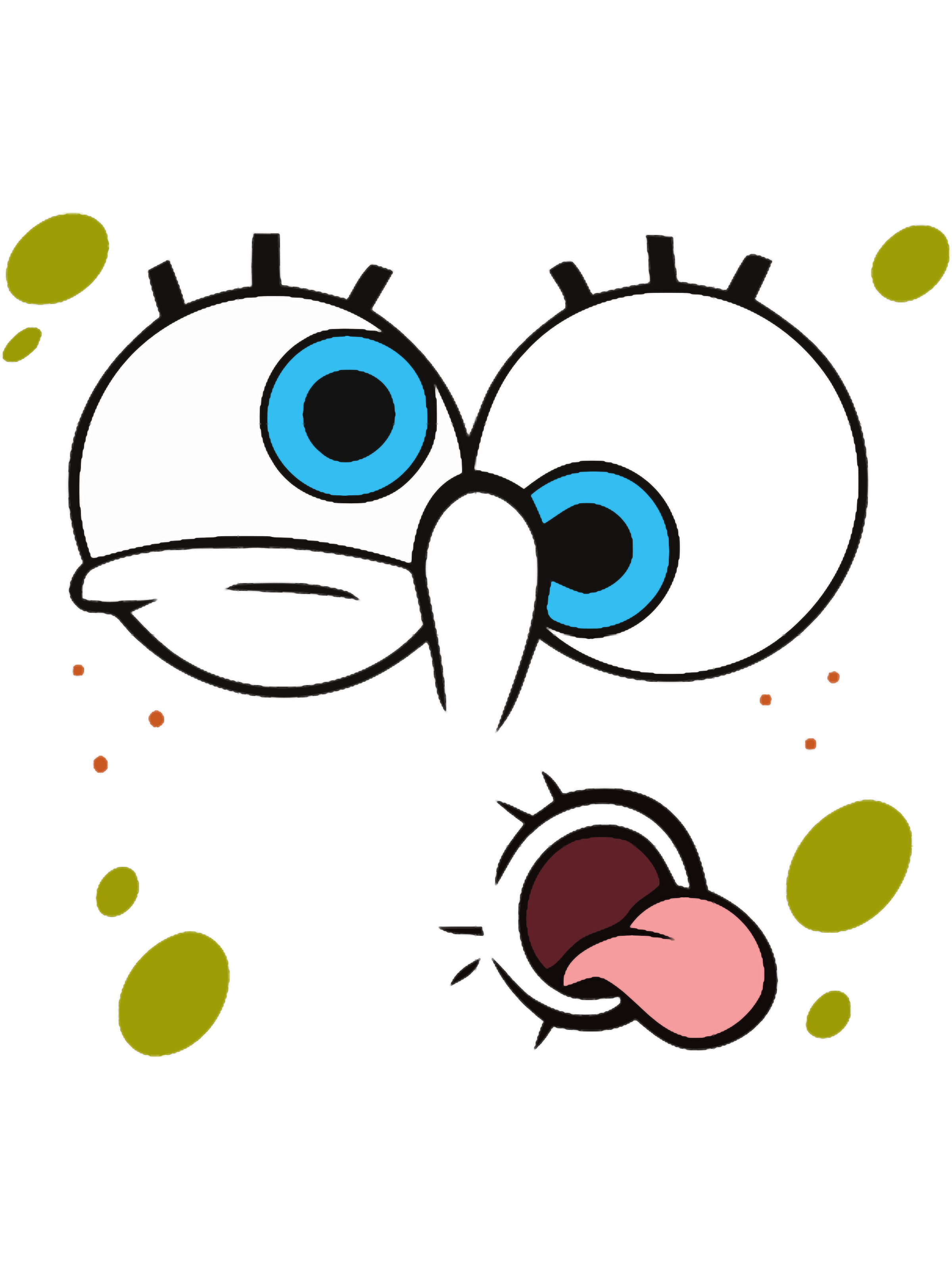 SpongeBob SquarepantsSilly Face | Inspire Uplift
