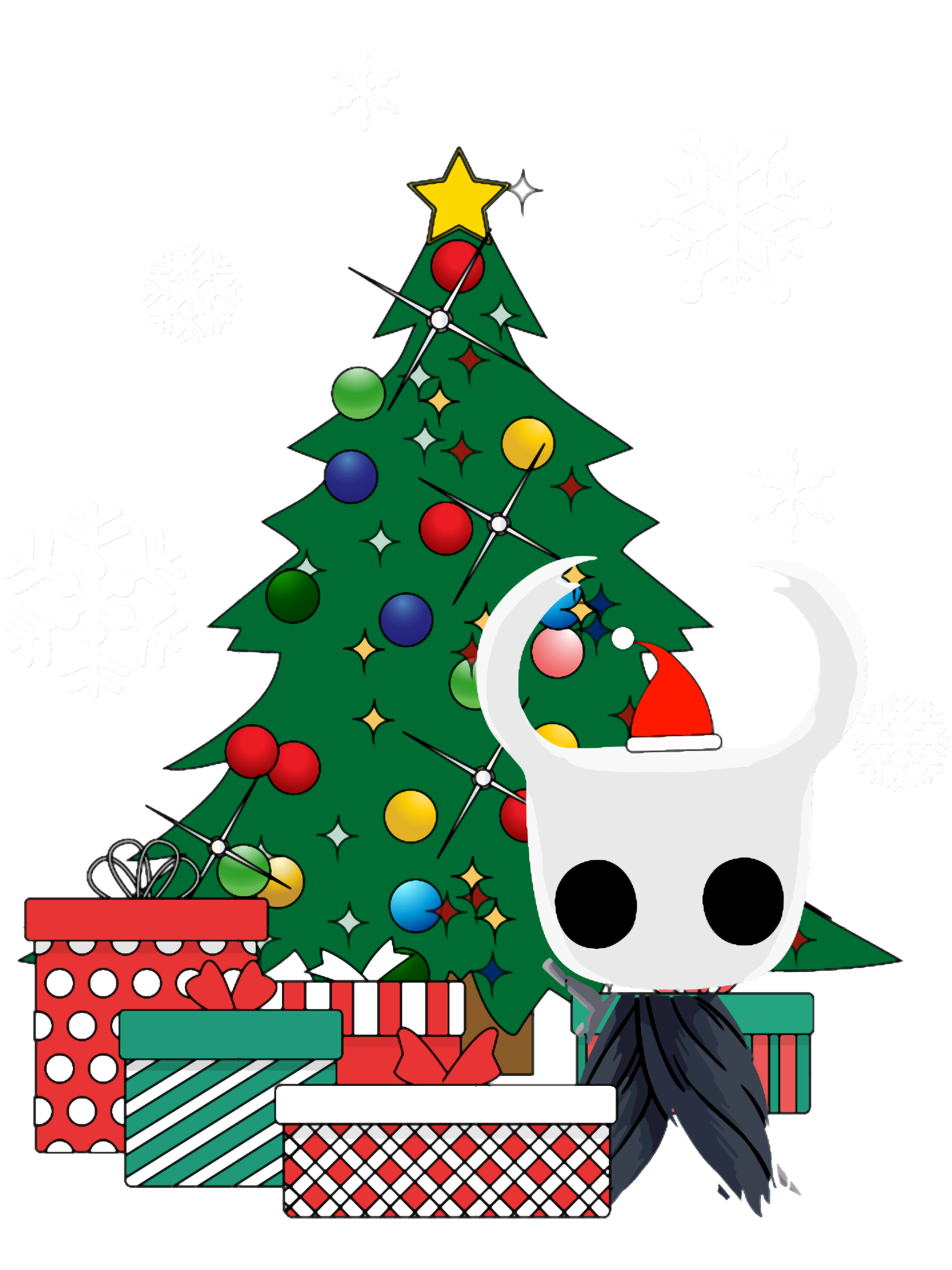 Hollow Knight Around The Christmas Tree | Inspire Uplift