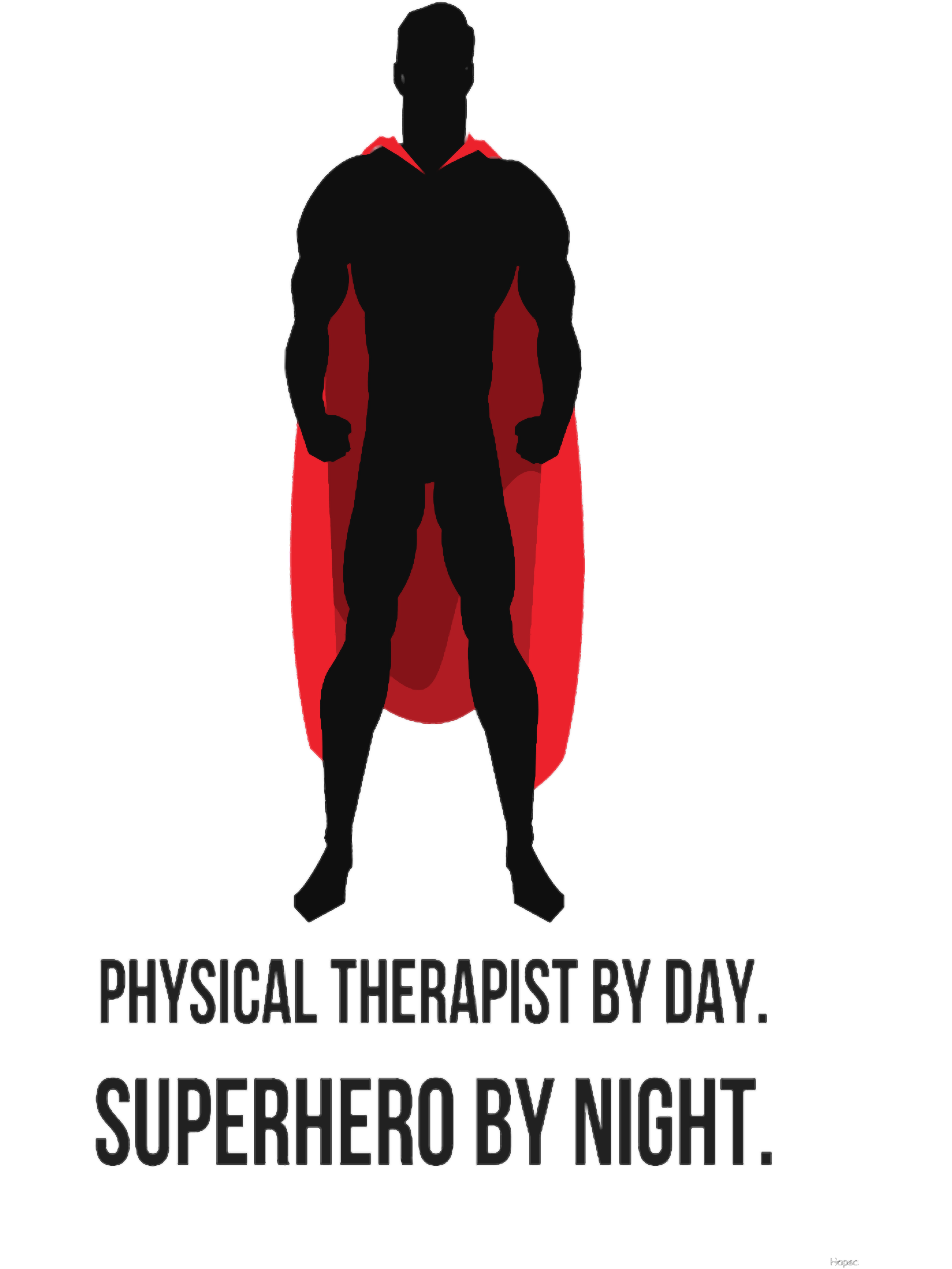 Funny Physical Therapy Superhero PT Design for Therapists, S | Inspire ...
