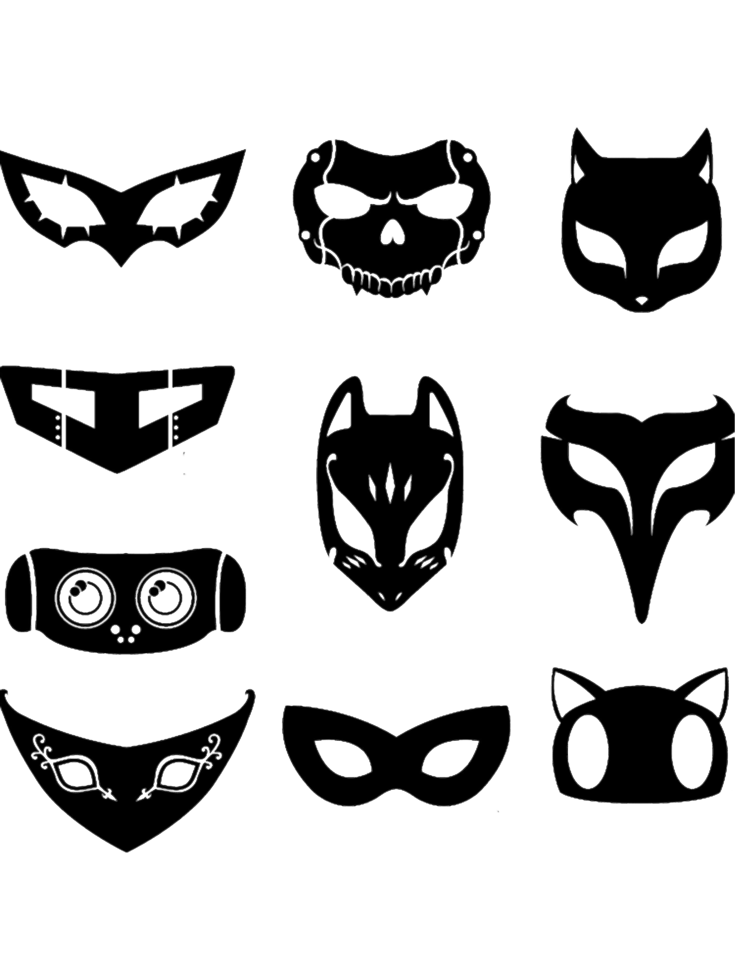 Persona 5 Royal Phantom Thieves Masks | Inspire Uplift