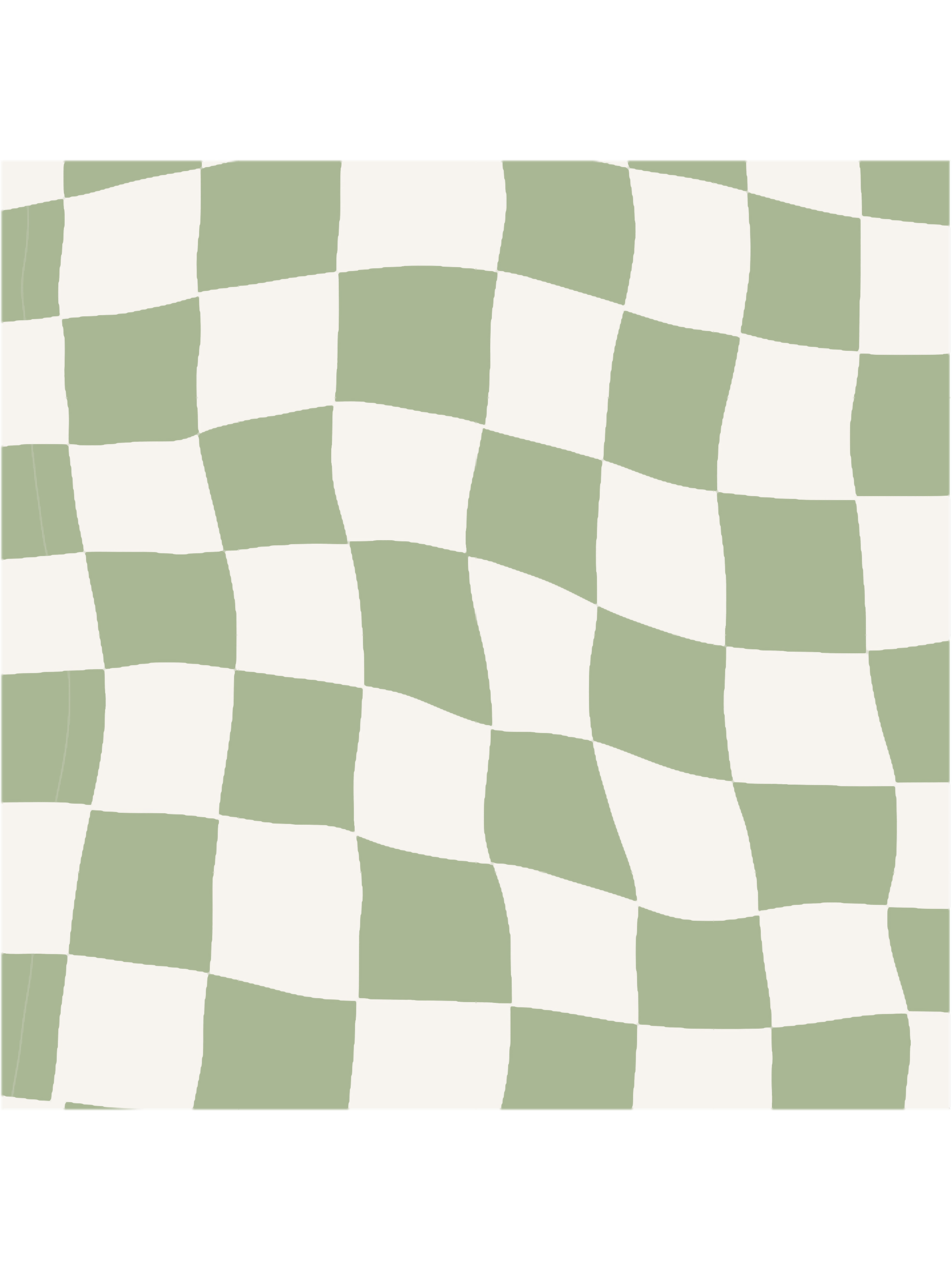 Sage Green Distorted Checkers | Inspire Uplift