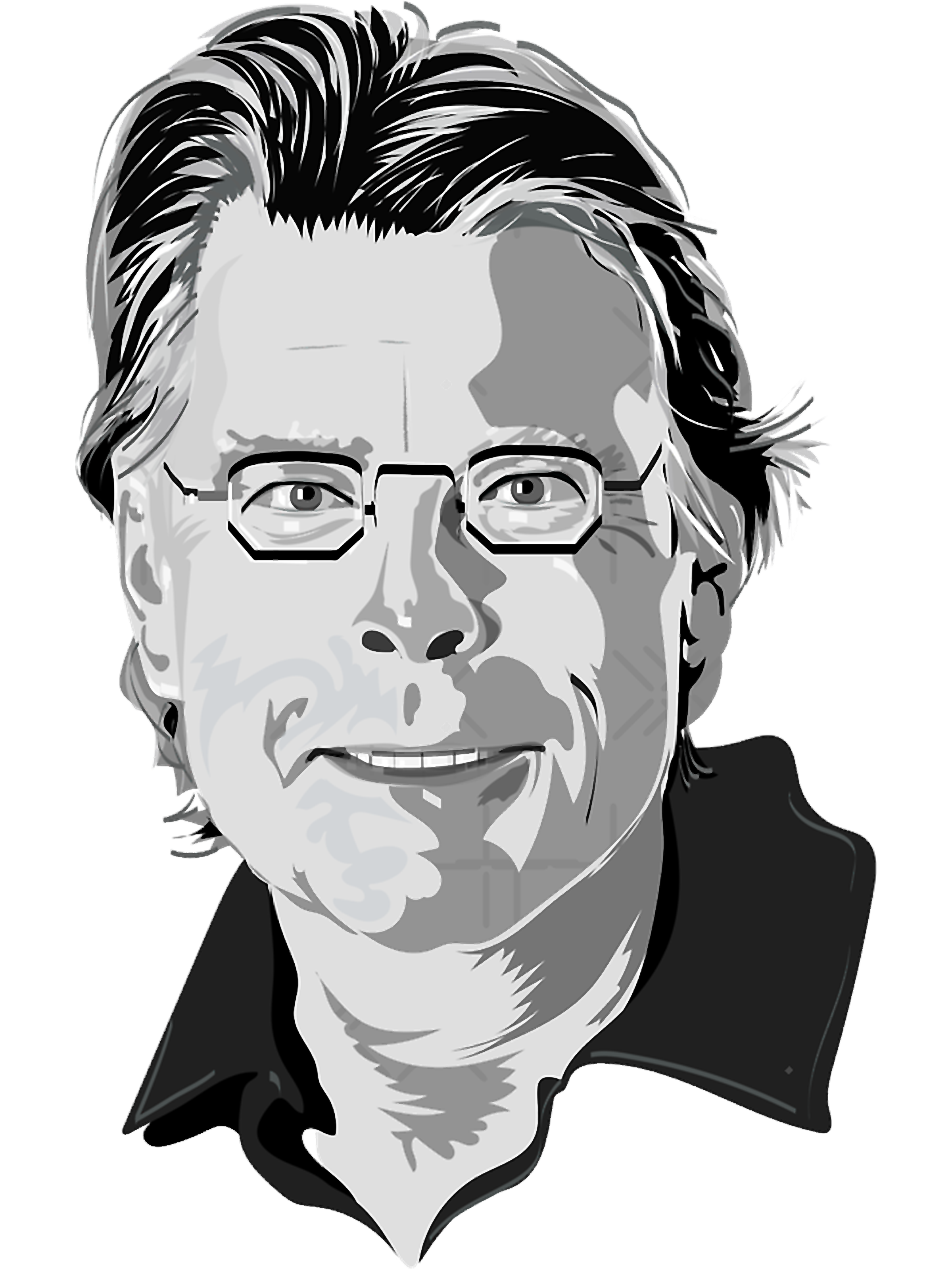 Portrait of Stephen King | Inspire Uplift
