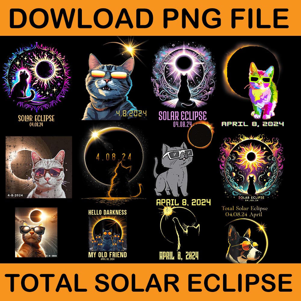 Cat Total Solar Eclipse Png, Cat Glasses Total Solar Eclipse - Inspire ...