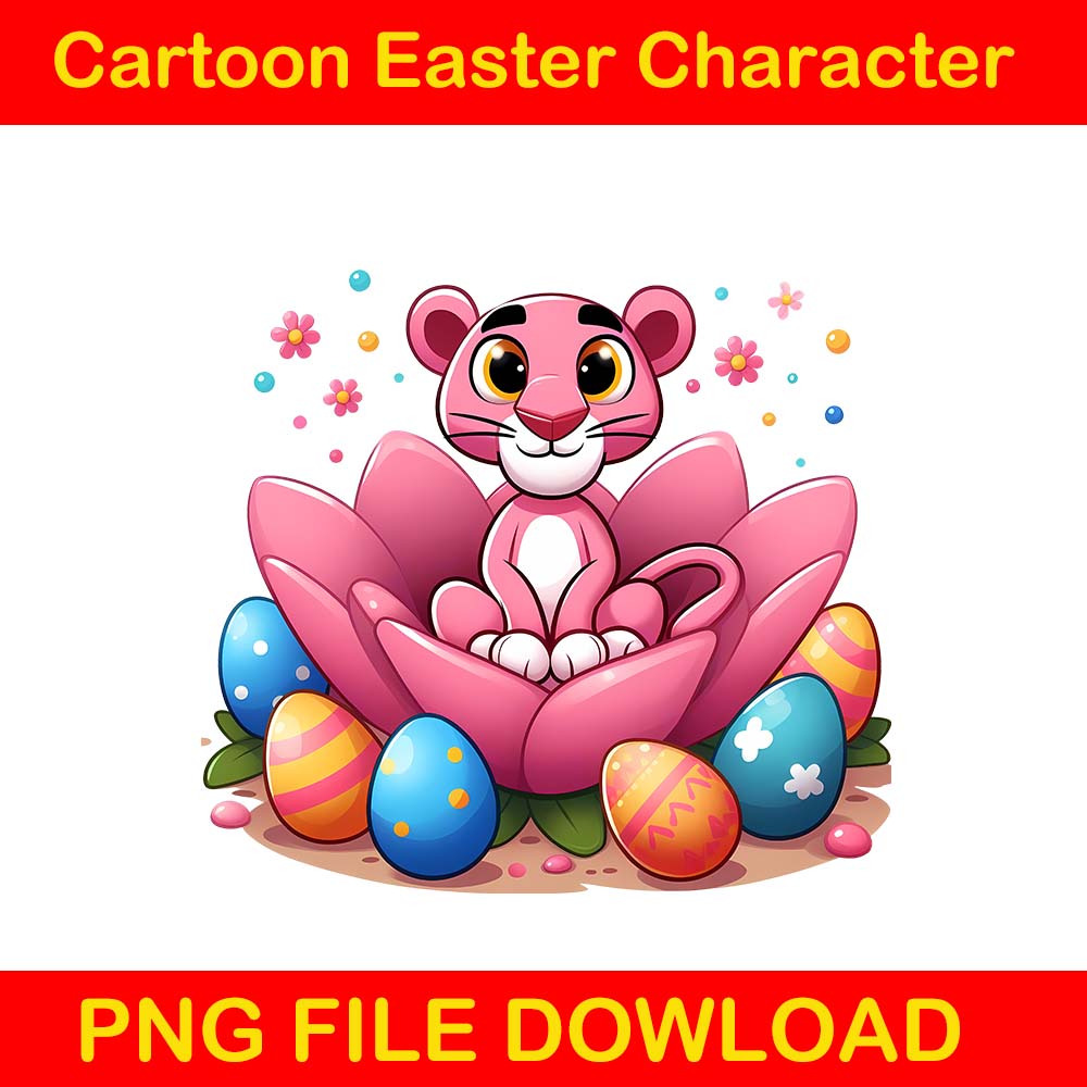 Lion Easter Png, Cartoon Easter Character Png Bundle - Inspire Uplift