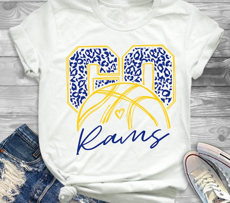 Go Rams Basketball SVG,Rams svg,Leopard Go Rams svg,Rams Mas - Inspire ...