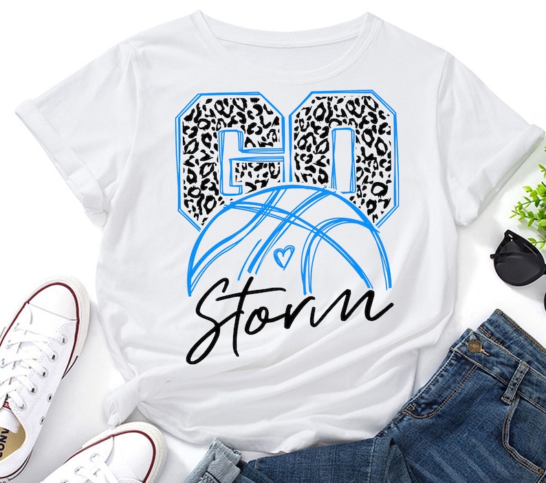 Go Storm Basketball SVG,Storm svg,Go Leopard Storm svg,Storm | Inspire ...
