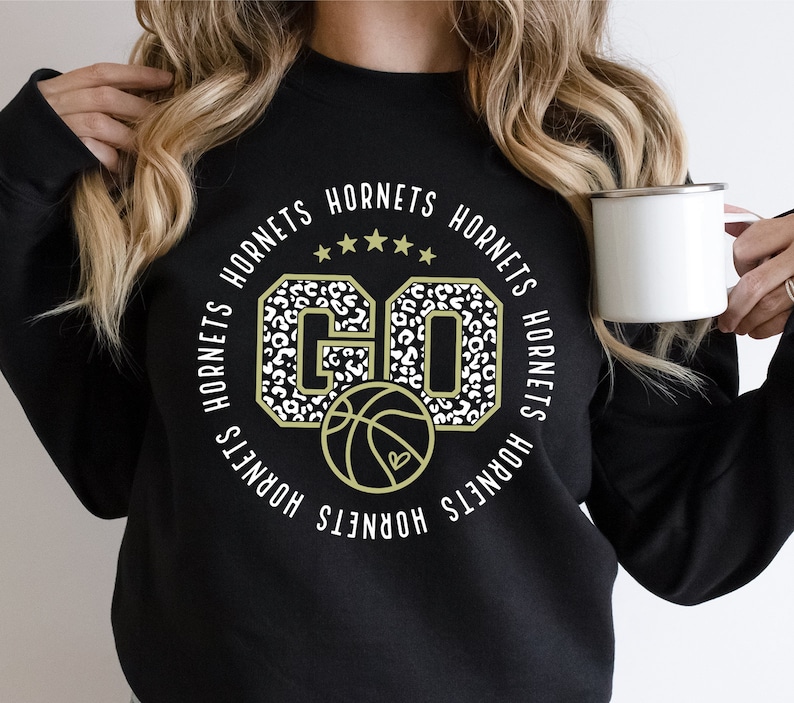 Go Hornets Basketball SVG PNG, Hornets svg,Leopard Go Hornet | Inspire ...