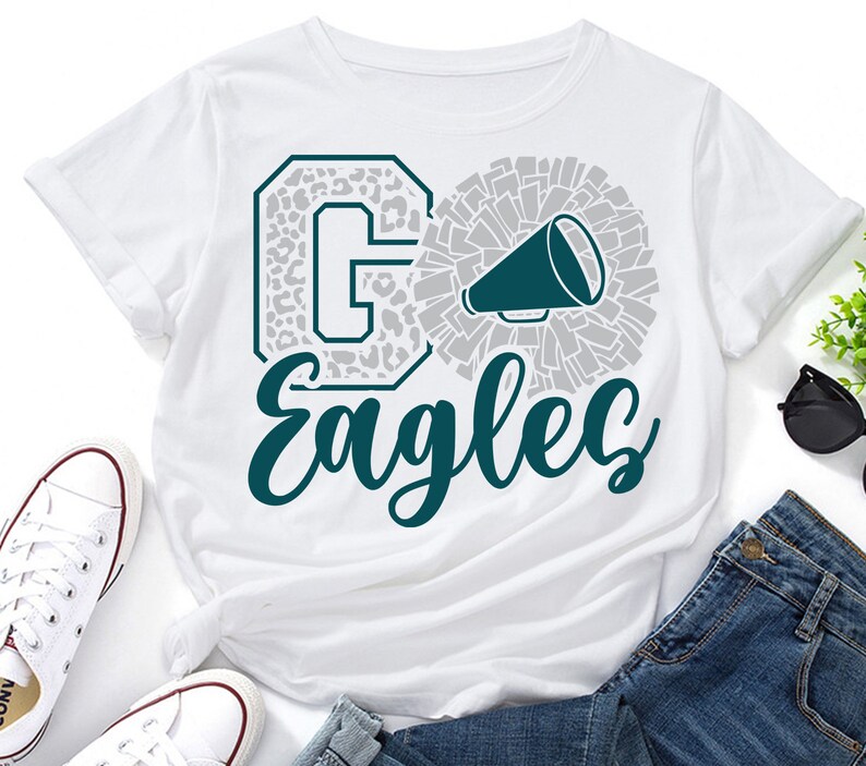 Leopard Go Eagles SVG,Eagles Cheer svg,Eagles Mascot svg,Che | Inspire ...