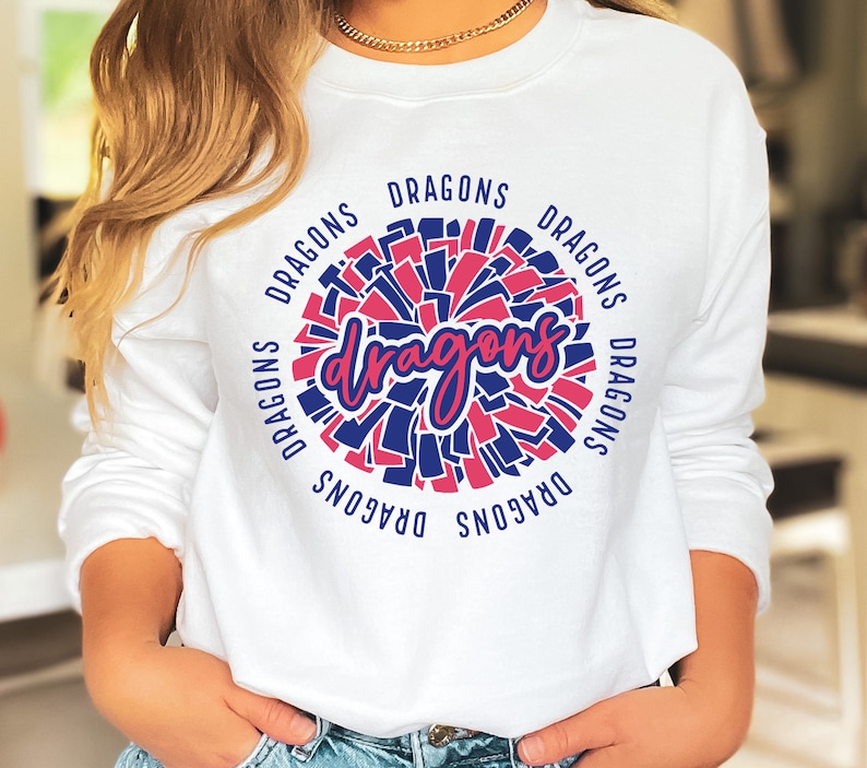 Dragons SVG, Dragons Pom Pom svg,Dragons Cheer svg,Dragons C | Inspire ...