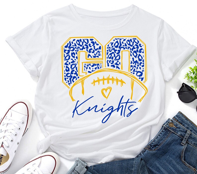 Go Knights Football SVG,Knights svg,Go Leopard Knights svg,K | Inspire ...