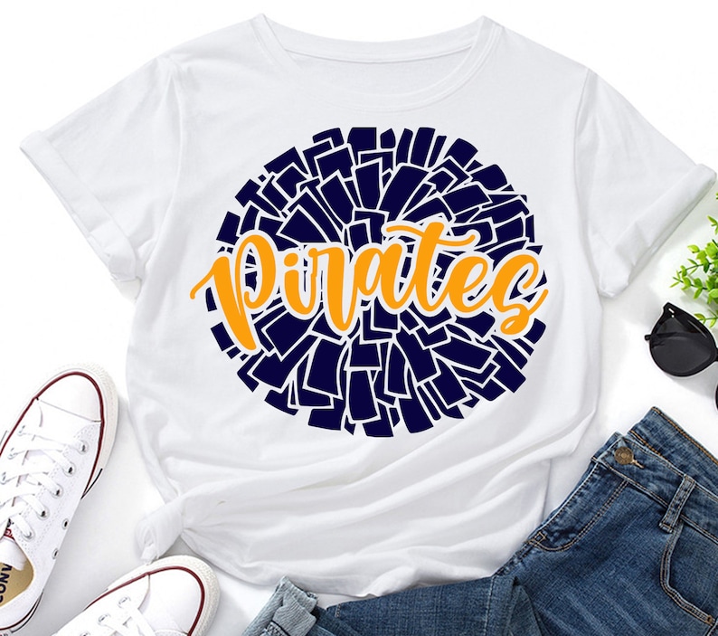 Pirates SVG,Pom Pom svg,Pirates Cheer svg,Cheerleader svg,Pi - Inspire ...
