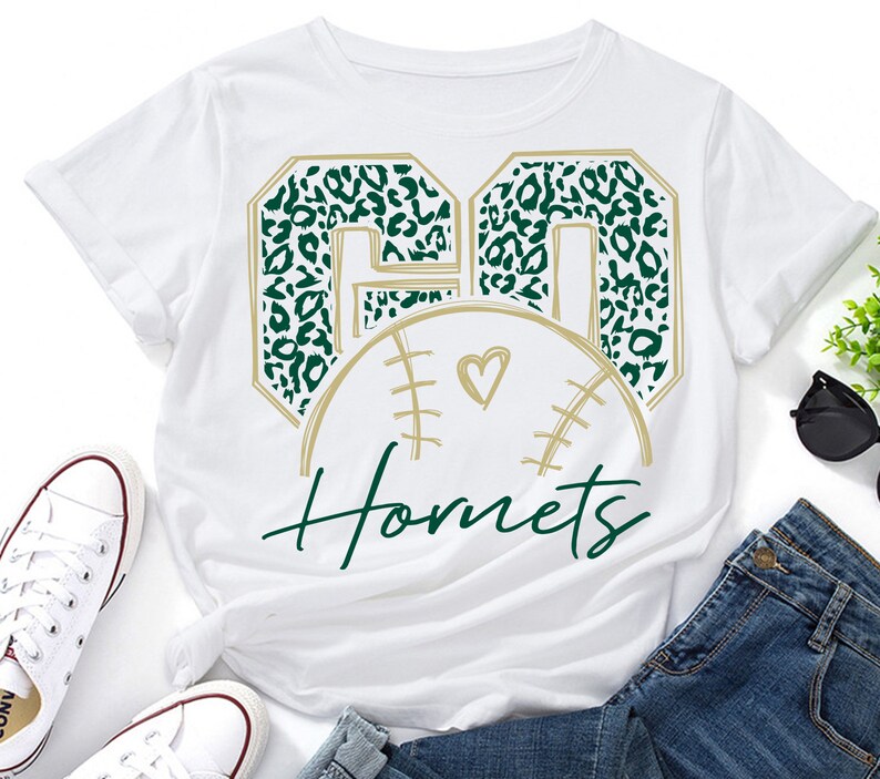 Go Hornets Leopard SVG,Hornets Cheer svg,Hornets Mascot,Horn | Inspire ...