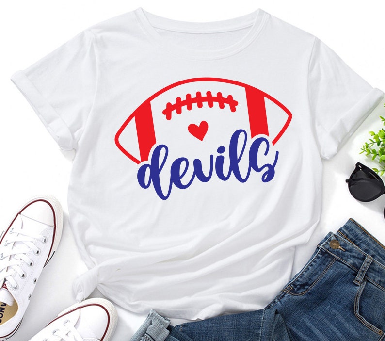 Devils Football SVG,Team Mascot,School Team svg,Devils Cheer | Inspire ...