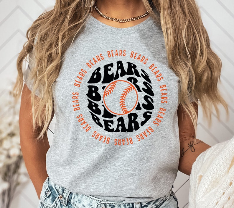 Bears Baseball SVG PNG,Stacked Bears svg,Bears svg,Bears Shi | Inspire ...