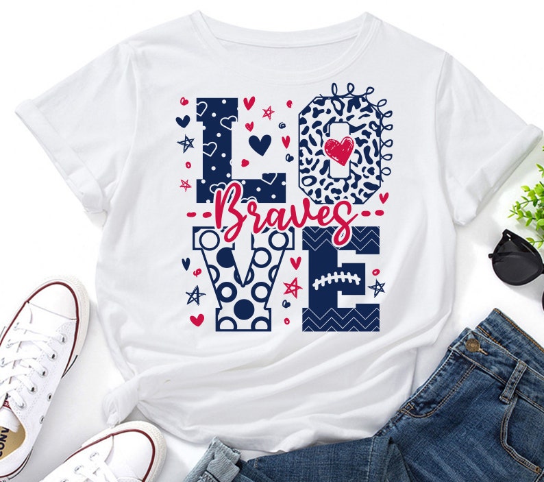 Braves SVG,Love Braves svg,Braves Mascot svg,Cheerleader svg - Inspire ...