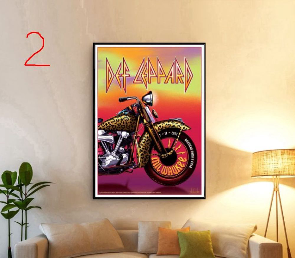 Def Leppard Stadium Tour 2022 Band Poster | Inspire Uplift