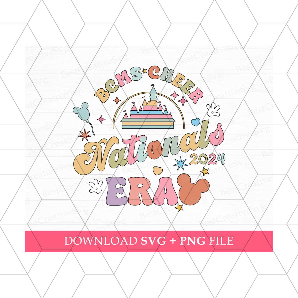 BCMS Cheer Nationals 2024 Era Svg, Magical Kingdom Svg, Mous - Inspire ...