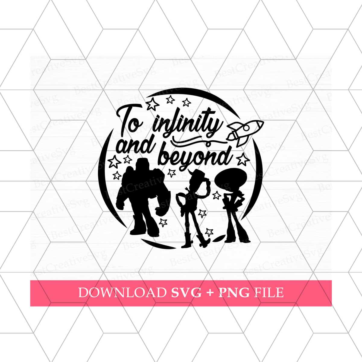 To Infinity and Beyond Svg, Toy Friends Silhouette Svg, Fami | Inspire ...