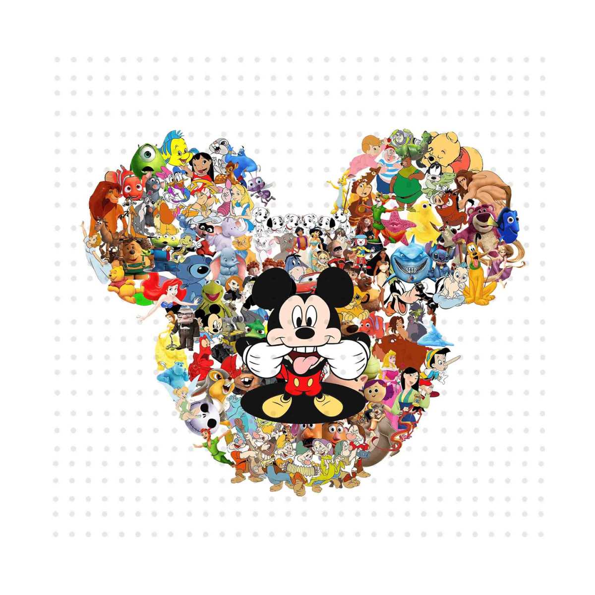 Collage Mouse Characters PNG, Mouse Head Multi Characters, M - Inspire ...