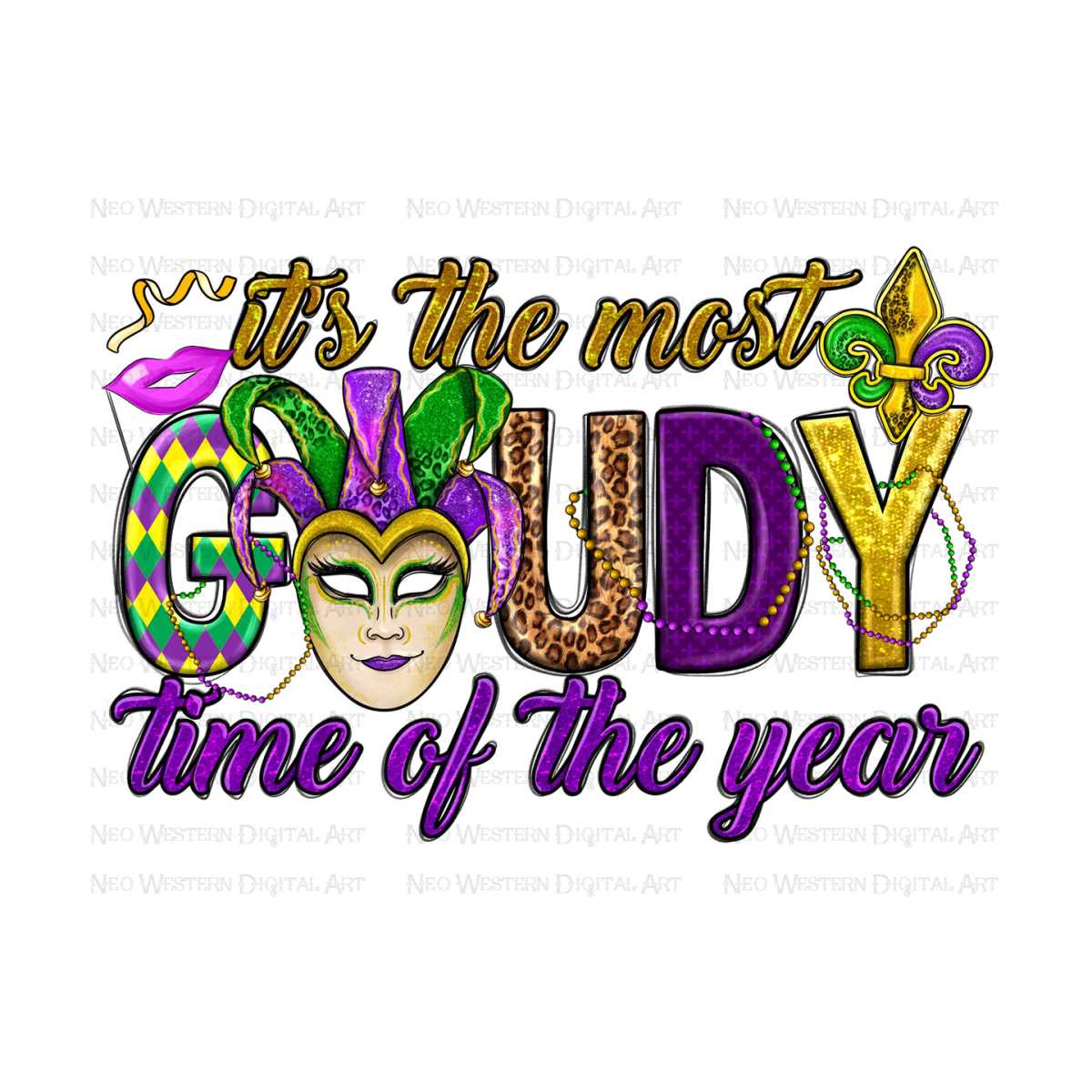 Its the most gaudy time of the year png sublimation design d - Inspire ...